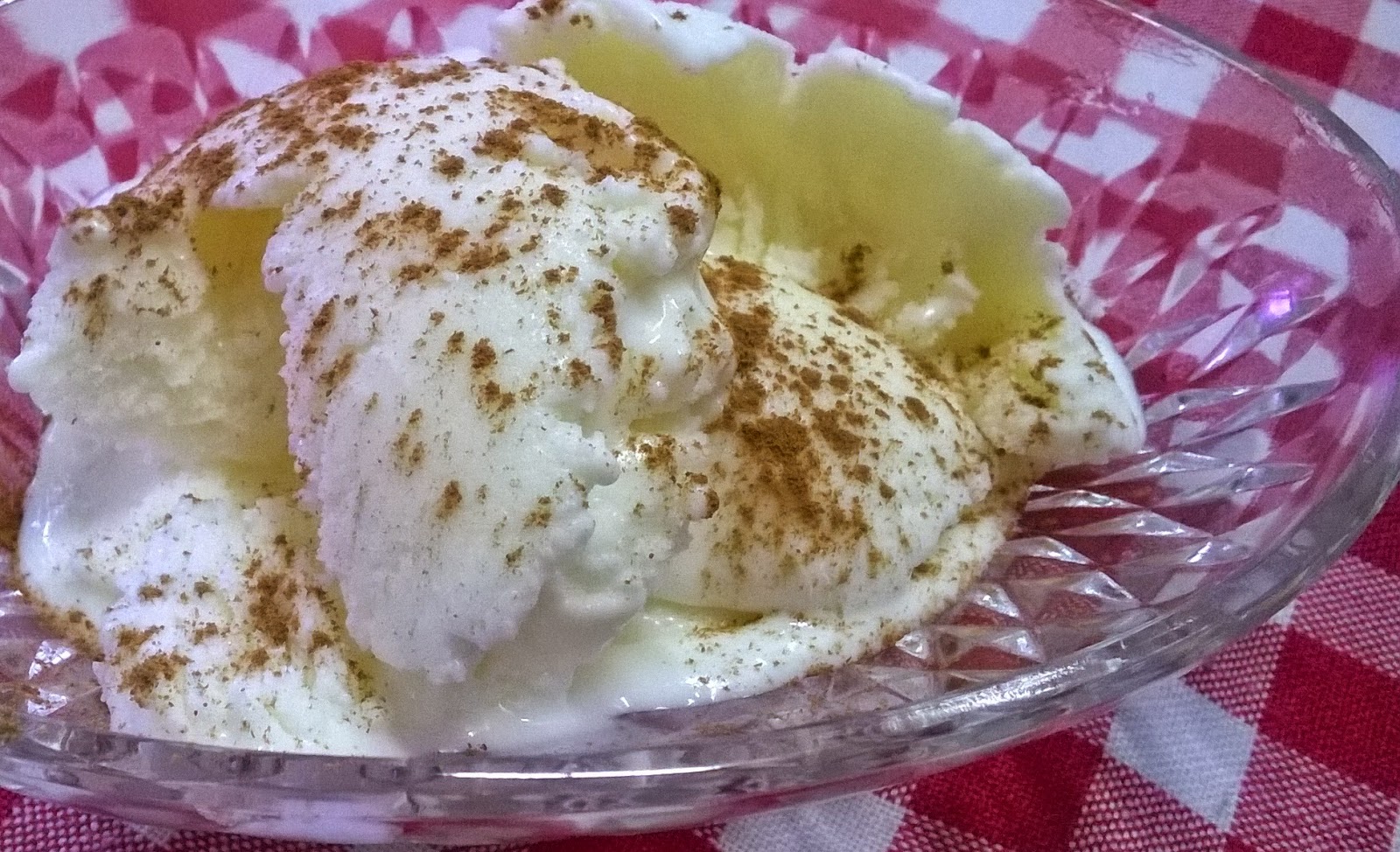 Helado de leche merengada